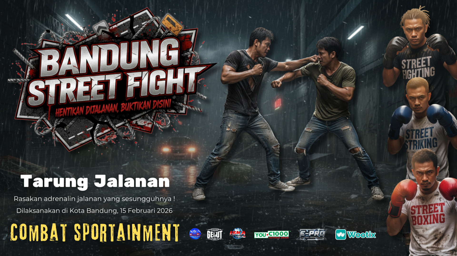 Beli tiket Bandung Street Fight | Wootix